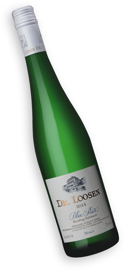 Dr. Loosen Riesling Kabinett Blue Slate Demi Sec 2014 - Wine