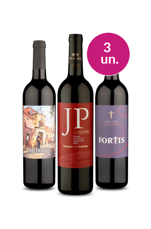 Kit 3 - Tintos Portugueses por R$99 - Oferta Absurda - Wine | Wine