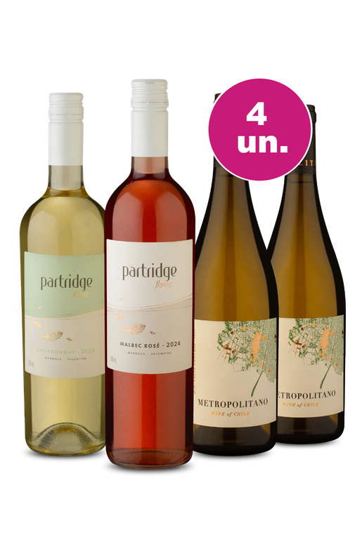 Kit 4 - Partridge Flying e Metropolitano por R$29,90 - Oferta Absurda Black Wine - Wine | Wine