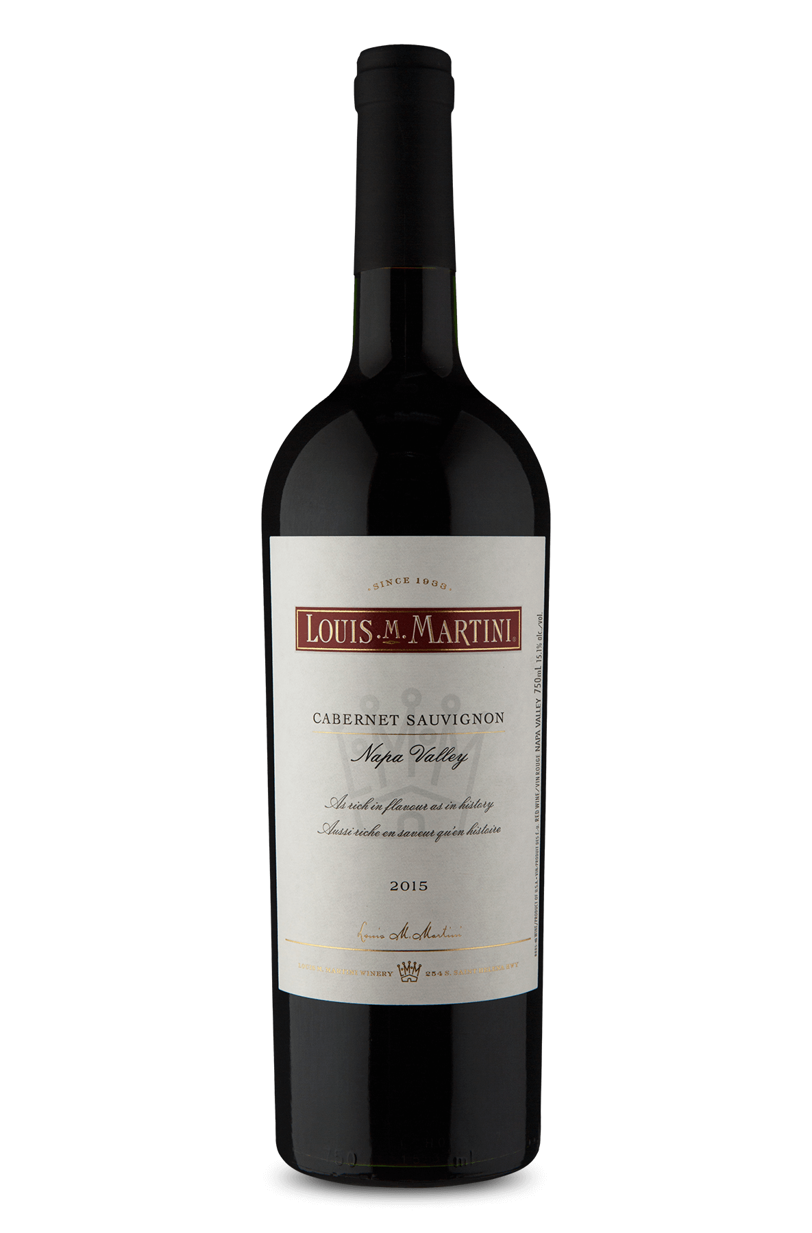 Louis M. Martini Napa Valley Cabernet Sauvignon 2015 - Wine | Wine