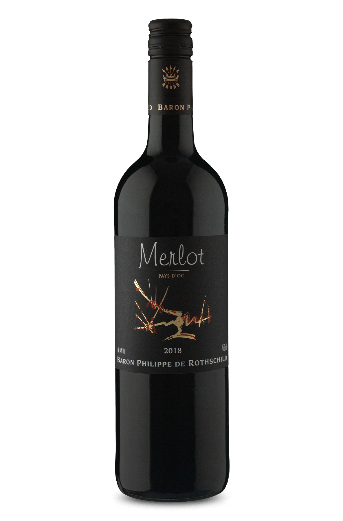 Baron Philippe de Rothschild Pays D´Oc Merlot 2018 - Wine | Wine