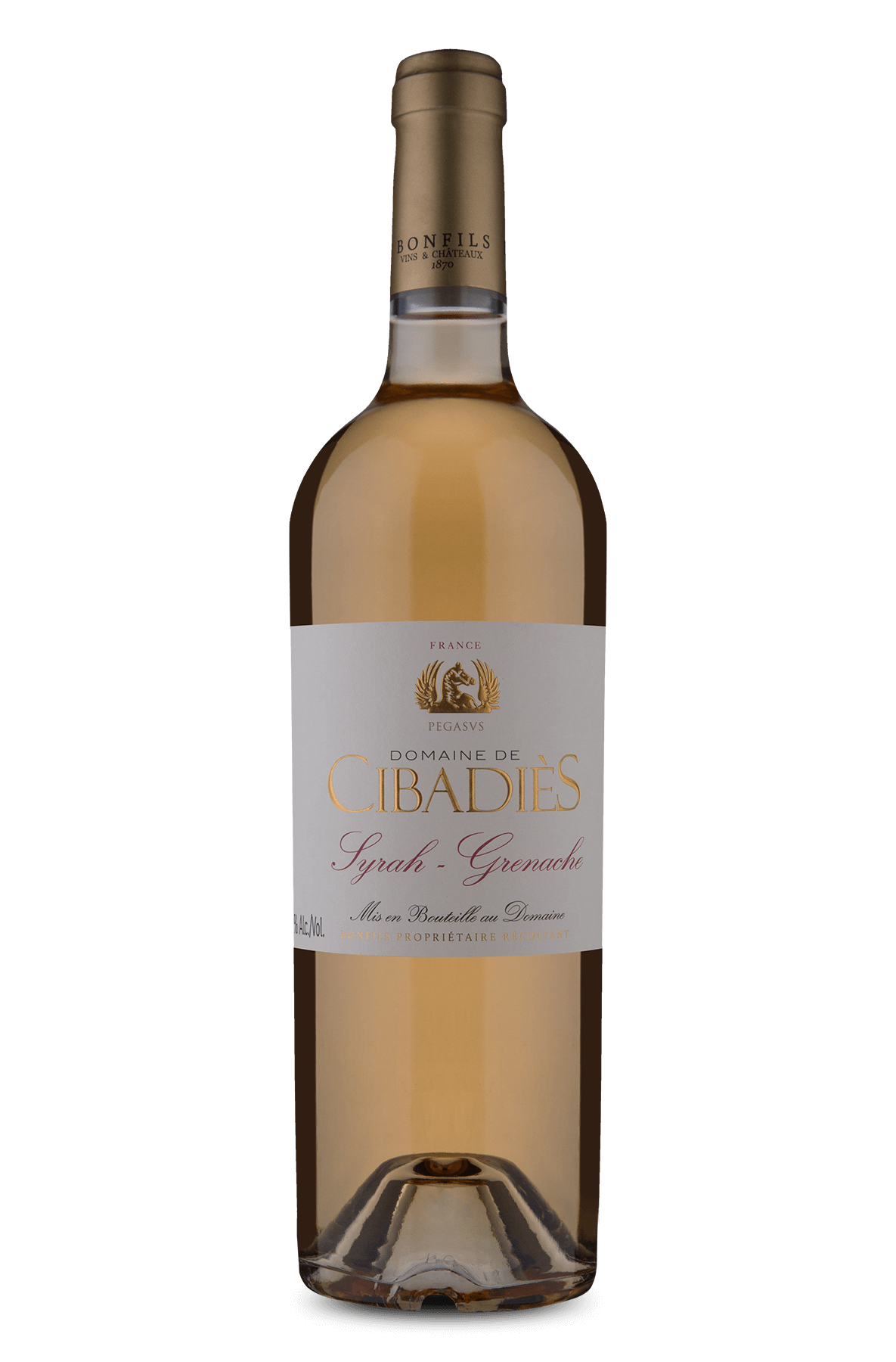Domaine de Cibadiès Pegasus I.G.P. Pays dOc Syrah Grenache Rosé 2019 ...