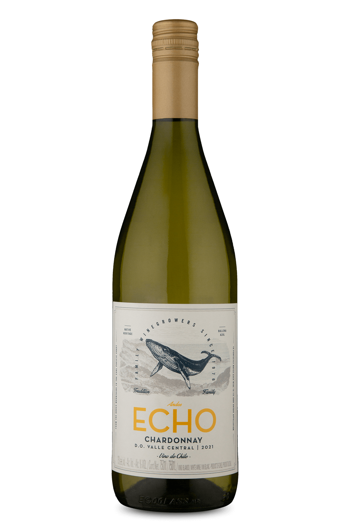 Andes Echo D.O. Valle Central Chardonnay 2021 - Wine | Wine
