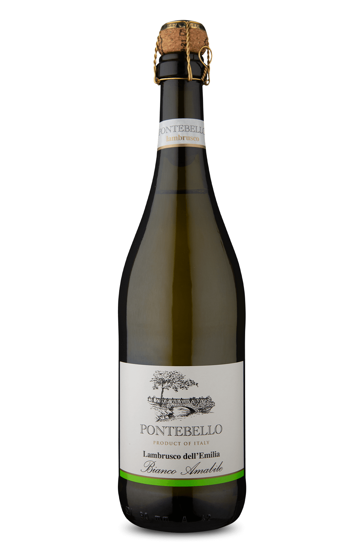 Frisante Pontebello Lambrusco I.G.T. dellEmilia Bianco Amabile - Wine ...
