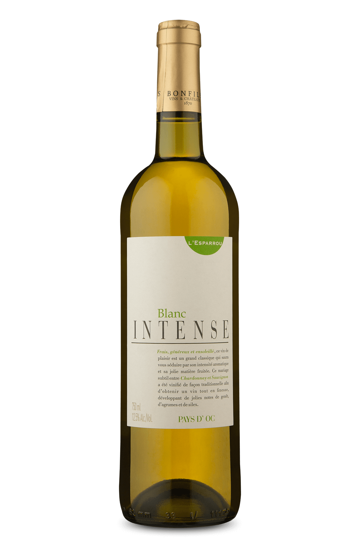 Château LEsparrou Intense I.G.P. Pays dOc Blanc 2020 - Wine | Wine