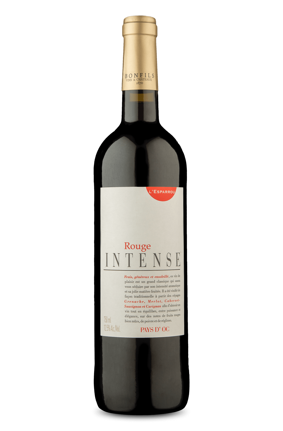 Château LEsparrou Intense I.G.P. Pays dOc Rouge 2020 - Wine | Wine