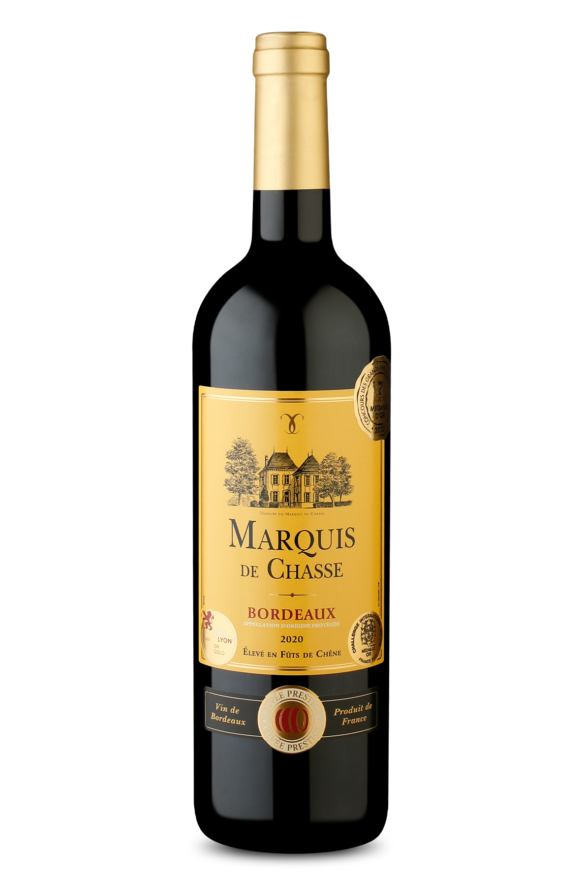 Marquis de Chasse A.O.P. Bordeuax Rouge 2020 - Wine | Wine