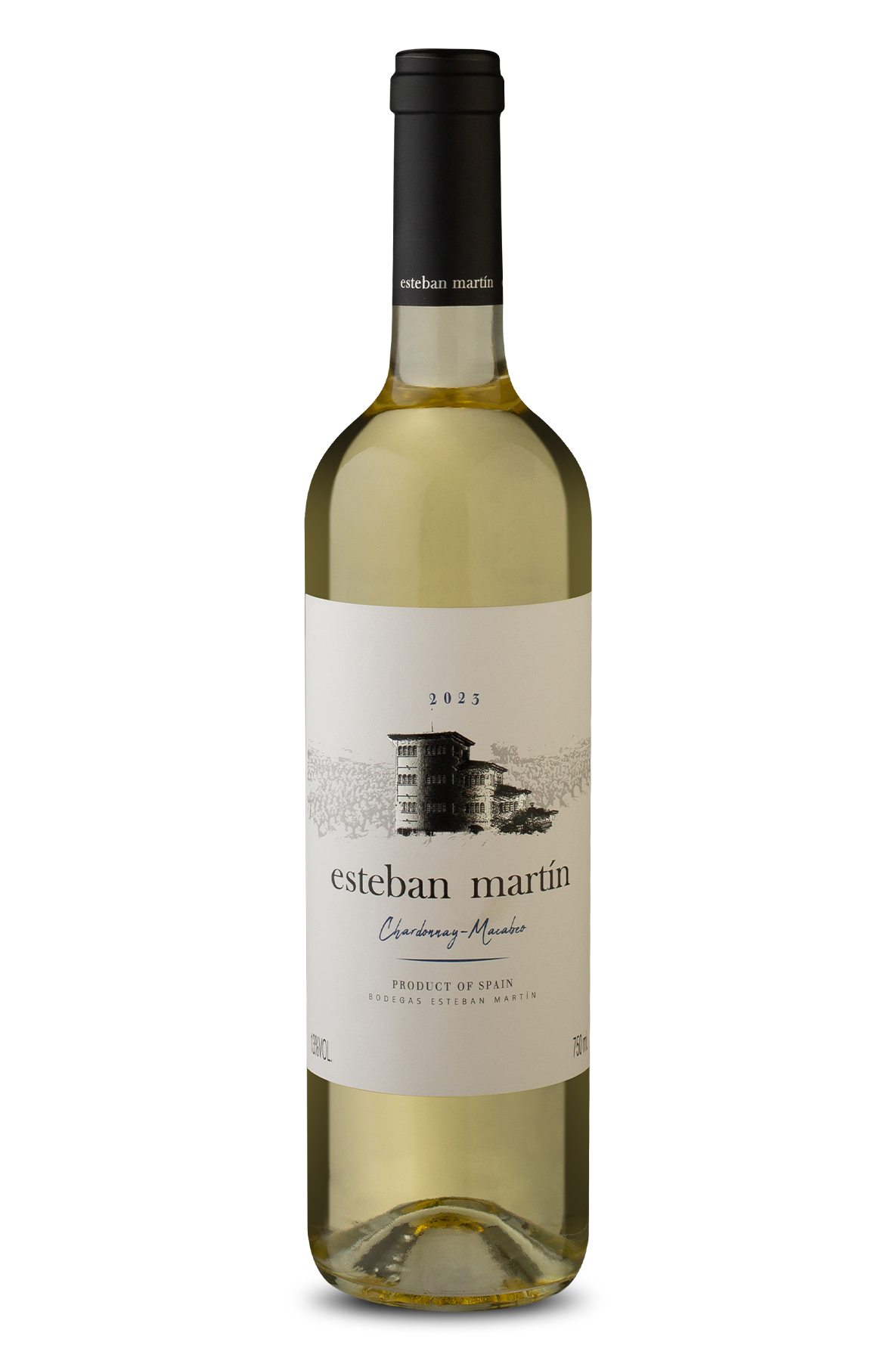 Esteban Martín D.O. Cariñena Chardonnay Macabeo Blanco 2023 - Wine | Wine