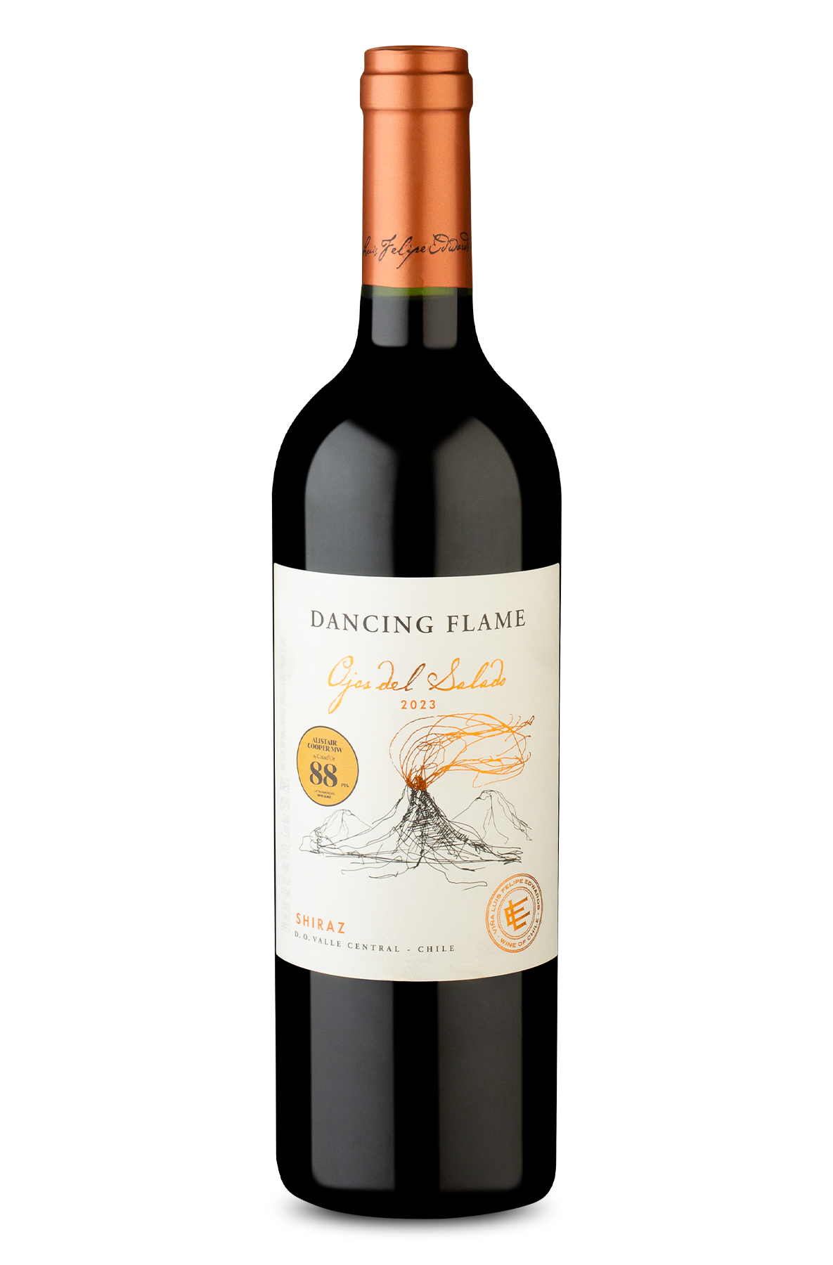 Dancing Flame Ojos Del Salado D.O. Valle Central Shiraz 2023 - Wine | Wine