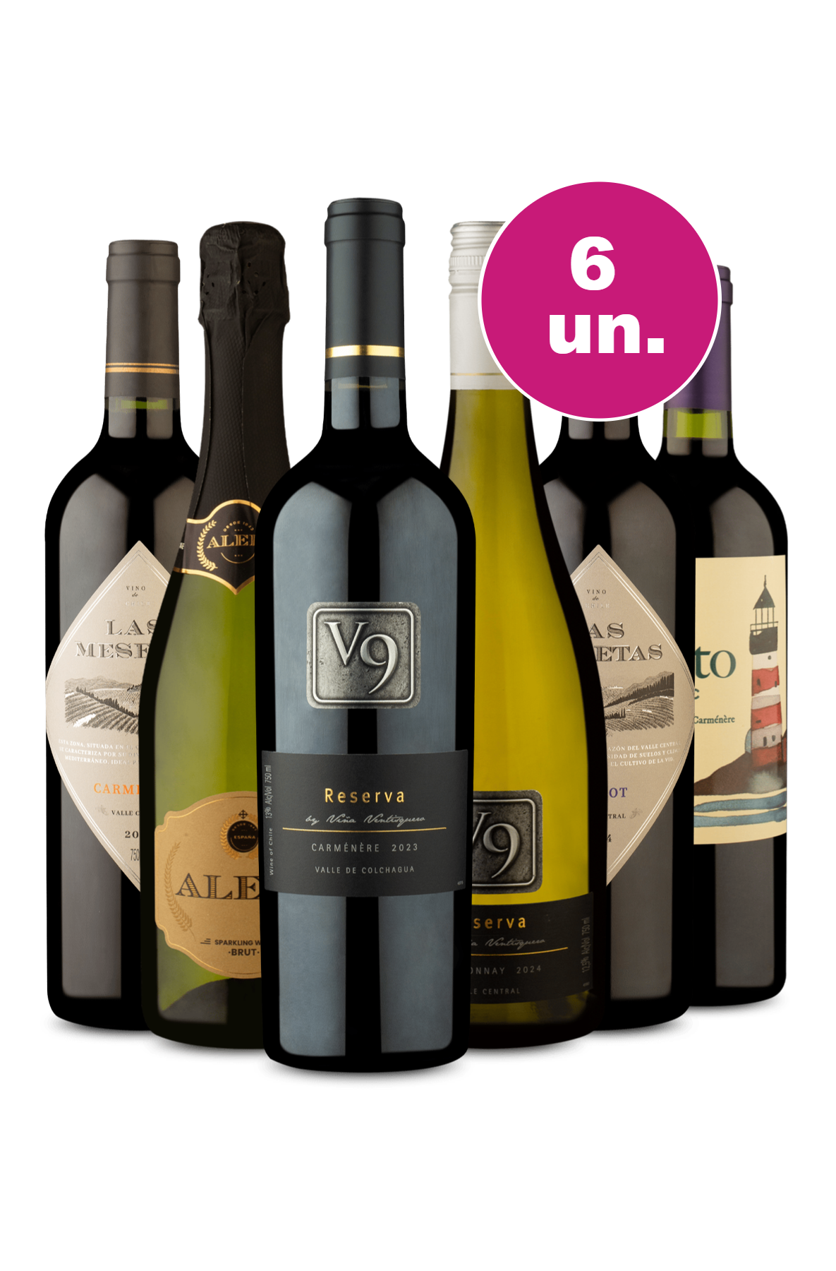 Kit 6 - Degustando Vinhos Espetaculares por R$29,90 por Garrafa - Wine ...