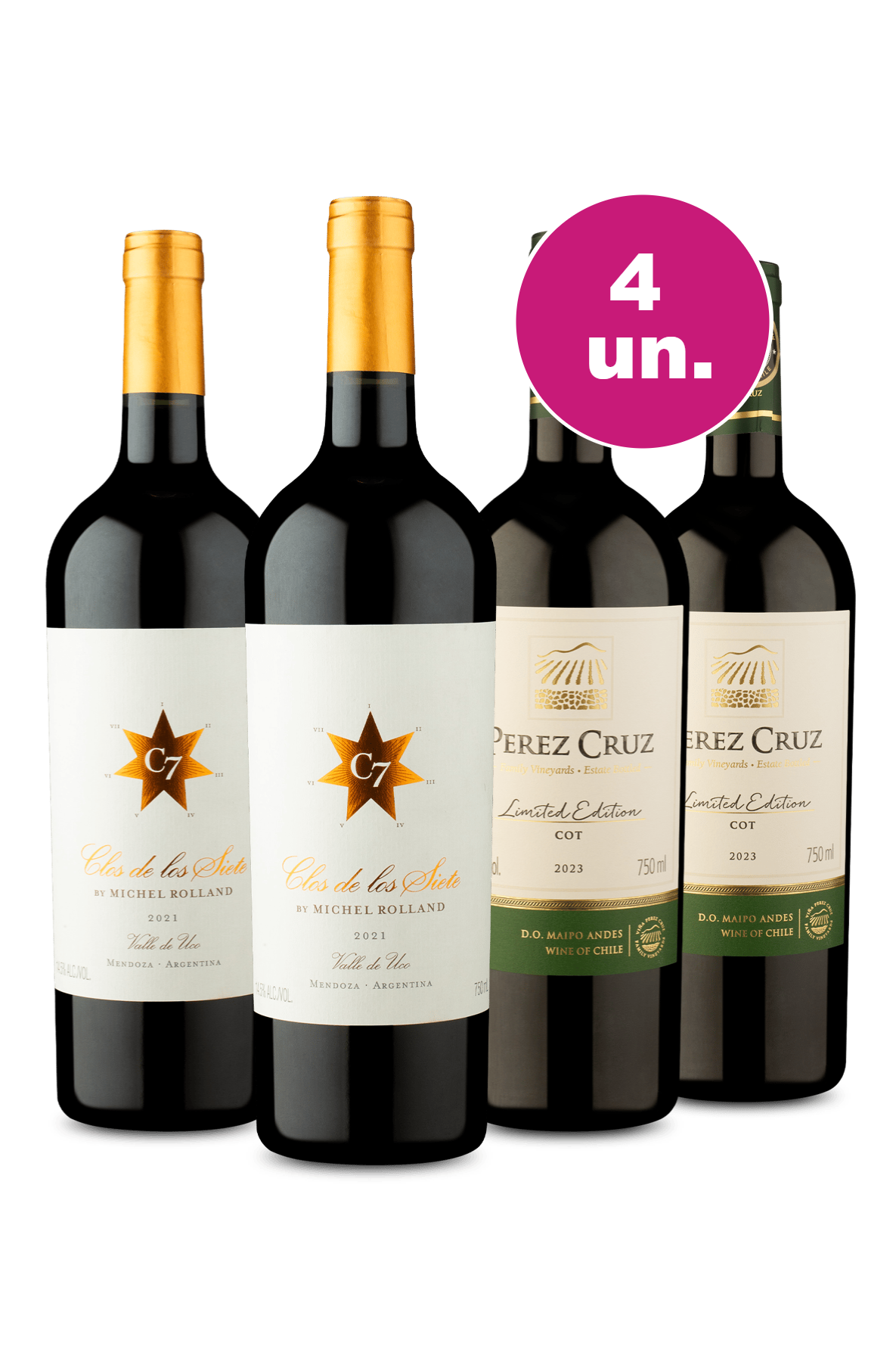 Kit 4 - Clos e Pérez - Premiuns no Precinho - Wine | Wine