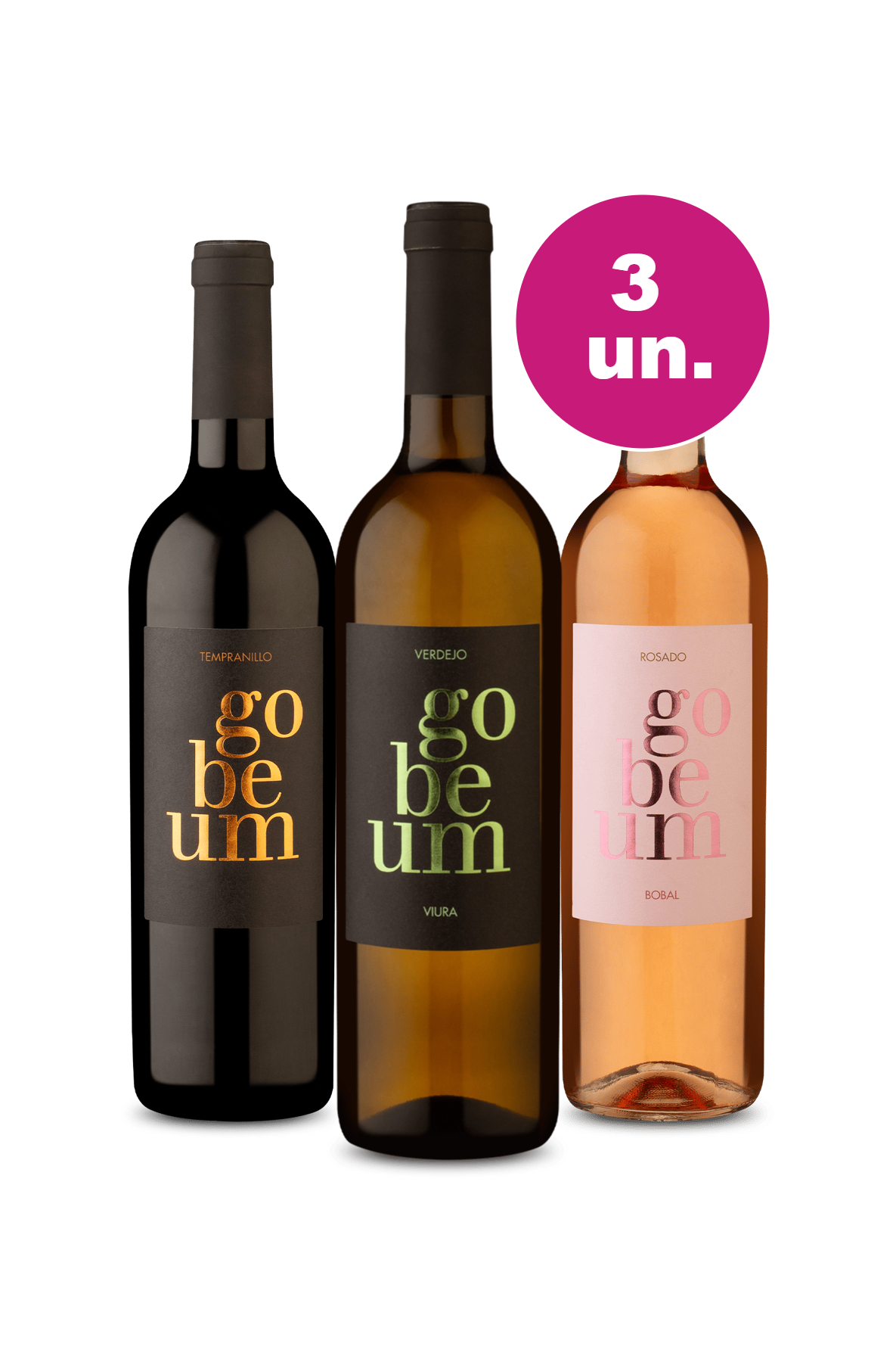 Kit 3 - Degustação Gobeum - Exclusivo WE - Wine | Wine